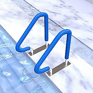 Moleney Pool Handrail Cover, Slip Resistant Pool Hand Railing Grip Sleeve, Rail Grip for Swimming Pool Hand Railing Cover, Safety Grip Sleeve with Zipper(6 feet, Royal Blue)