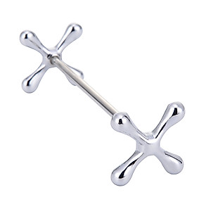 ChezMax Silver Zinc Alloy Flower Chopsticks Rest Spoons Stand Forks Knifes Holder Pack of 5