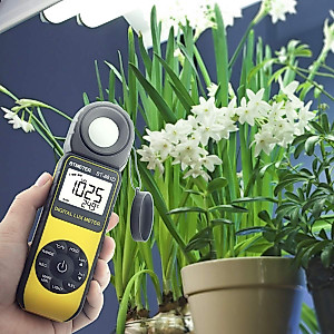 BTMETER BT-881E Digital Illuminance/Light Meter, Measure Lights 0.01~300,000 Lux (0.01~30,000 FC) Foot Candles, Par Meter Luxmeter for Plants Aquarium Light Tester