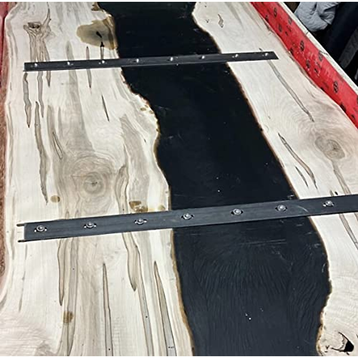 C CHANNEL SUPPORT BRACING, C Channel Support Bracing, Metal Bracket, C Channel Bracket, Metal Bracing, Hidden Bracket (Custom Length Support Bracing) Live Edge Wood Table