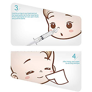 Syringe Nasal Irrigator, Professional Baby Nasal Irrigator Portable Infant Nose Cleaner Rinsing Device Fast All Natural Relief-Nasal Irrigation/Nasal Spray/Nasal Hygiene (2 pièces)