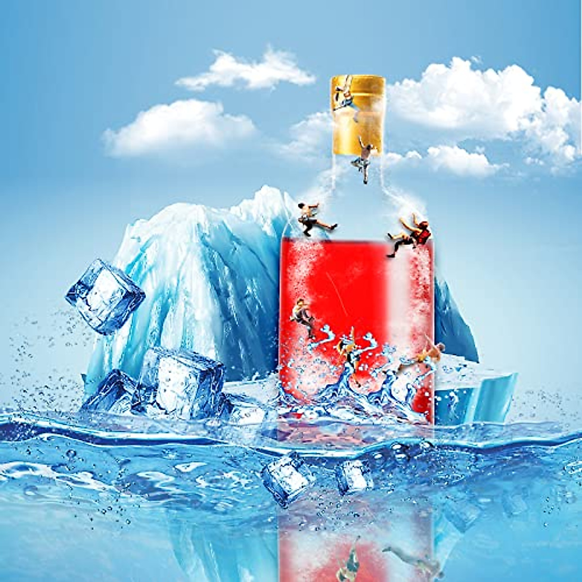 Danmu 12 Pack Glass Bottles, 12.6oz Hot Sauce Bottles,Glass Bottles with Lids,Wine Bottles,Sauce Bottles,Shrink Capsules Included,375ml Glass Bottles for Decorations, Party Favors