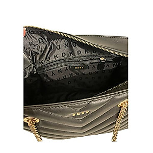 DKNY Veronica Medium Tote Black/Gold One Size