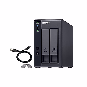 QNAP TR-002 2 Bay Desktop NAS Expansion - Optional Use as a Direct-Attached Storage Device