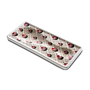 Pavilion Gift Company Cherry Cupcake Designed Spoon Rest, 8-1/2 by 3-5/8-Inch