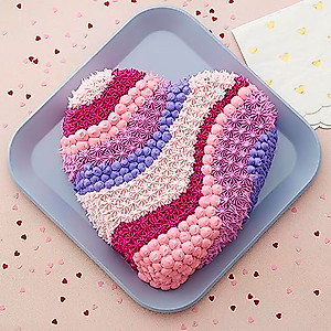 Wilton Decorator Preferred Heart Shaped Aluminum Cake Pan, 10-Inch, Light