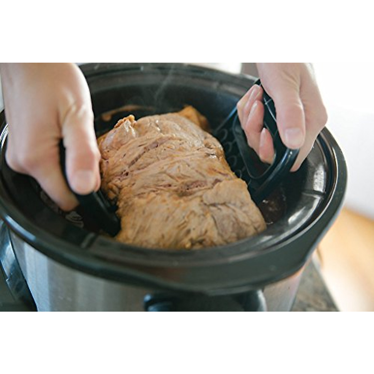 KitchenReady Pulled Pork Shredder Claws & BBQ Meat Forks - Paws for Pulling Brisket from Grill Smoker or Slow Cooker - Shredding Handling & Carving