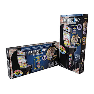 ARCADE1UP Street Fighter - Classic 3-in-1 Home Arcade, 4Ft