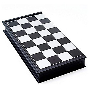 Multipurpose Go Magnetic Travel Chess Set with Folding Chess Board Educational Toys for Kids and Adults (12.6")