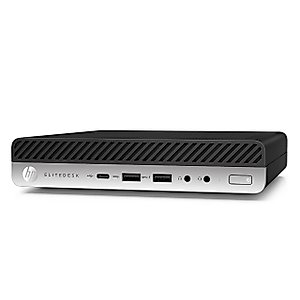HP 800 G4 Mini Desktop Intel i7-8700T UP to 4.00GHz 32GB DDR4 New 512GB NVMe SSD Built-in Wi-Fi BT Dual Monitor Support Wireless Keyboard and Mouse Win11 Pro (Renewed)