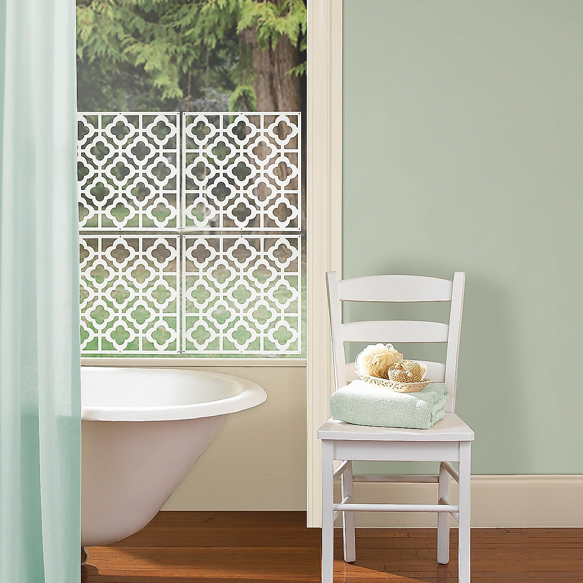 Wall Pops WPP0275 Honeycomb Decorative Hanging Room Division Panels , White