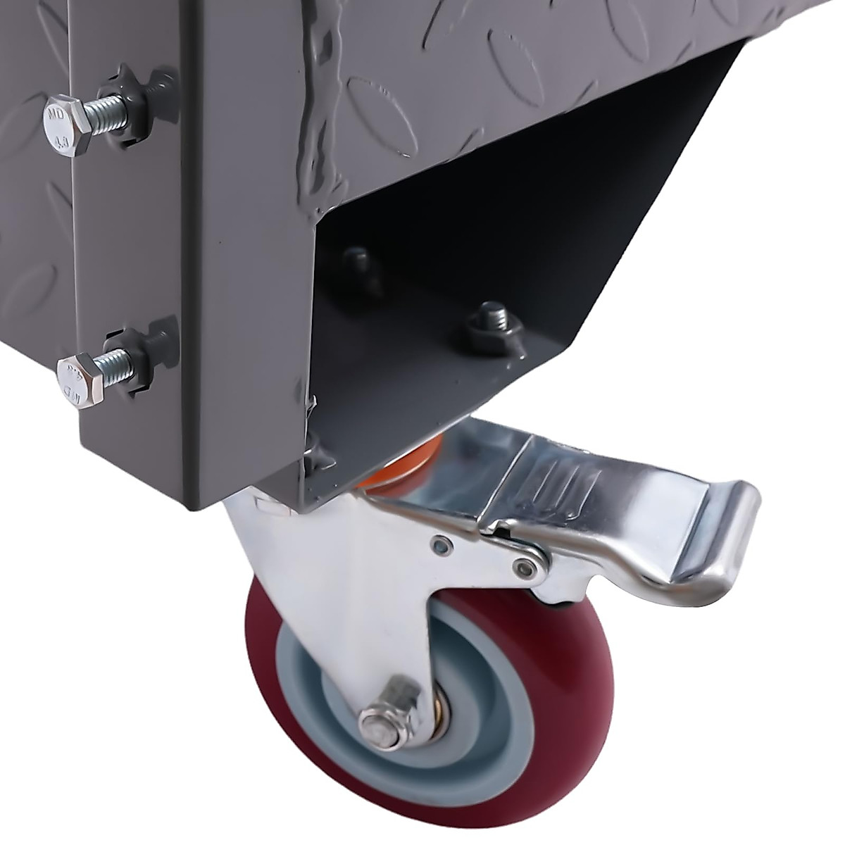 YIYIONCE U-Boat Cart 2000LBS Heavy-Duty Platform Truck Narrow Storage Cart Steel U-Boat Platform Truck Dolly with 6 Casters Industrial Hand Trucks for Warehouse | US Stock (51" L x 16" W x 65" H)