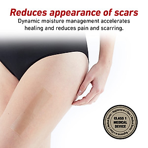 Neo G Opti-Heal Wound Recovery Silicone Scar Strips for Surgical Scars, C Section, Burn, Acne, Keloid Treatment - Medical Silicone Scar Sheets - New and Old Scar Treatment - 1.6 x 5.9 inch - 6 Strips