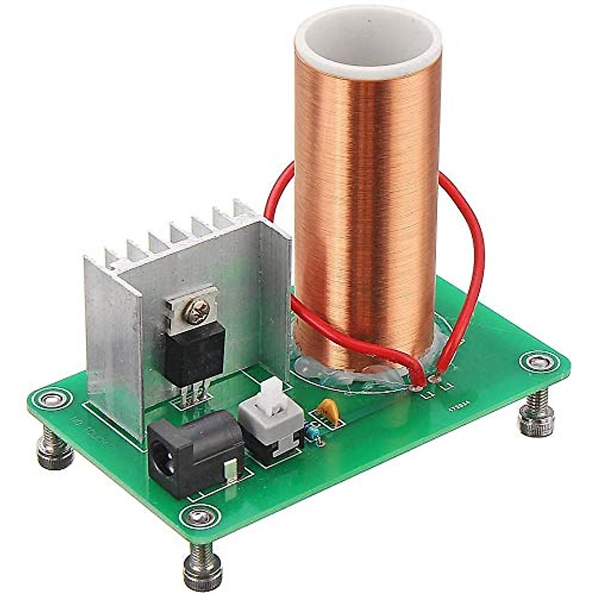 ZYM119 Auto-Installing Combination Assembled Tesla Coil Mini Plasma 15W 2A DC 15-24V Module Circuit Board