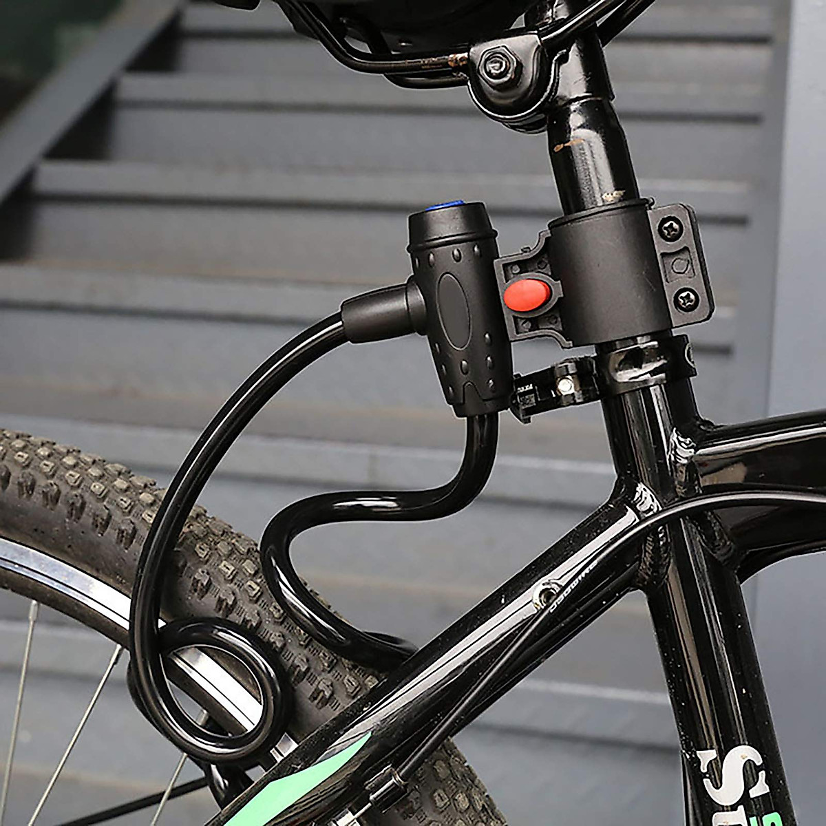 2Set High Hardness Electric Vehicle Lock Bicycle Chain Lock Road Wire Lock Mountain Bike Accessories