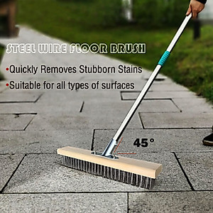 Broom Handle Bracket,Multiple Mounting Options Broom Head Bracket,Galvanizing Process to Prevent Rusting Metal Brackets,Broom Bracket for 25-30mm Wooden Handle 2pcs (25-30mm)