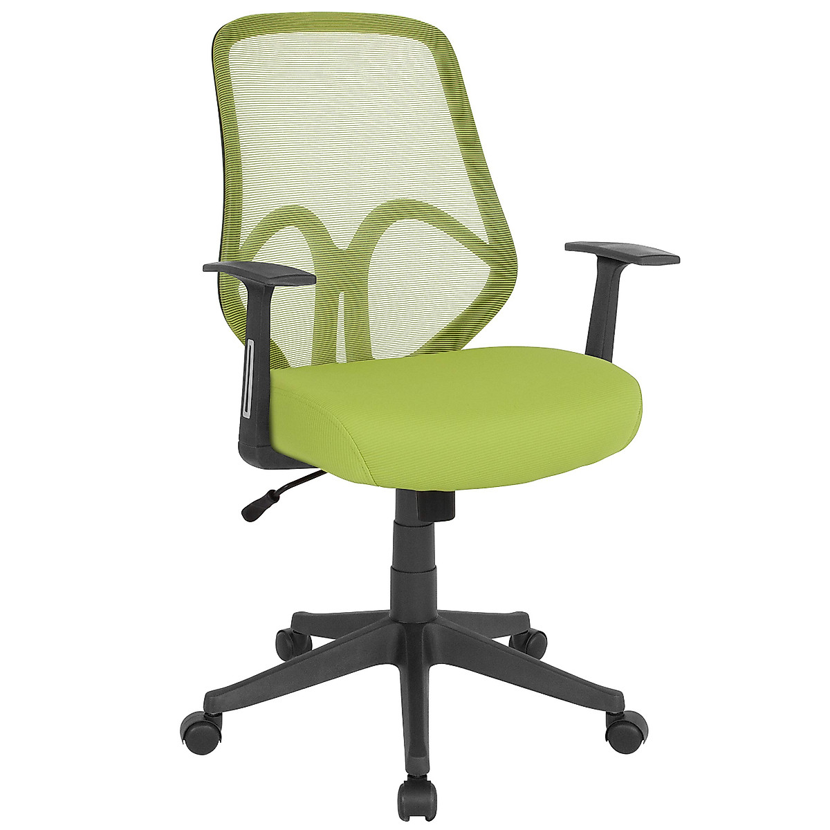 Flash Furniture Salerno Series High Back Green Mesh Office Chair with Arms