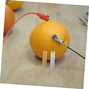 FUNOMOCYA 4 Pcs Copper Electrode Strip for Plating Zinc Copper Electrode Strip for Electroplating Zinc Electrode Strip for Plating Copper Experiment Electrode Strip