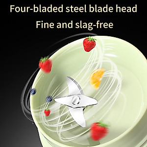 Pomojonbi 1 PCS Portable Electric Juicer Blender Juicer USB Smoothie Blender Cup Mini Charging Fruit Mixers Food Machine Green