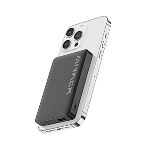 Anker Magnetic Power Bank 10,000mAh, Wireless Portable Charger, 20W Fast Charging Battery Pack with USB-C, Magsafe-Compatible with Magsafe,iPhone 15/15 Plus/15 Pro/15 Pro Max, iPhone 14/13/12 Series