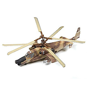 Zvezda 500787216 500787216-1:72 Russian Attack Helicopter Hokum Plastic Construction Kit Model Kit Assembly for Beginners Detailed Olive