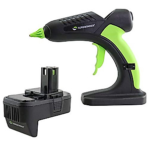 Surebonder PRO2-60MIL 60 Watt 18 Volt Cordless Professional Heavy Duty Full-Size Battery Powered Hot Glue Gun - Milwaukee Version