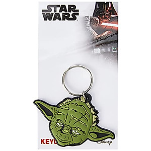 STAR WARS, RK38345C, Yoda Rubber Keychain, Multi-Color, 4.5 x 6cm