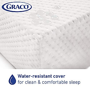 Graco Solano 4-in-1 Convertible Crib with Drawer and Changer (White) - JPMA-Certified Crib and Changer & Premium Foam Crib & Toddler Mattress – GREENGUARD Gold and CertiPUR-US Certified