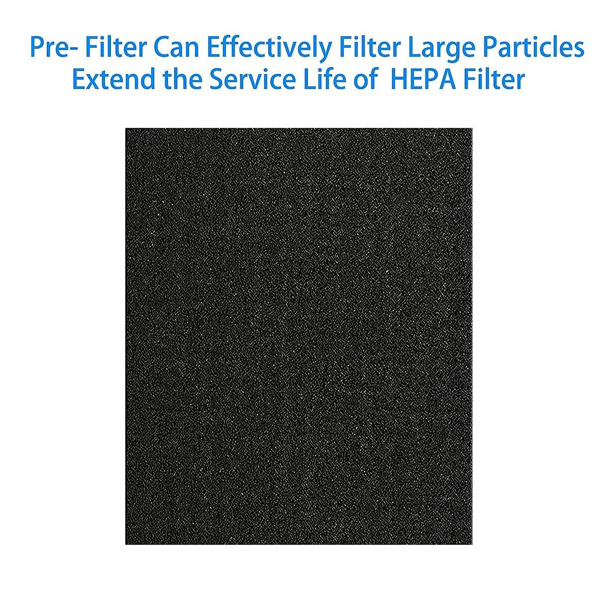 Bibolic AD3000 Replacement Filter Kit Fit for Series Air Purifier, Includes 1 True HEPA Filter, 2 Carbon Filters and 6 Extra Pre-Filters, Part ADF3001 ADF3002 + Pre-Filter