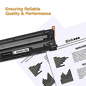 E-Z Ink (TM Compatible Toner Cartridge Replacement for HP 78A CE278A to use with Pro P1606dn, M1536dnf, P1566, P1560, P1606, M1536 Printer (Black，4 Pack)