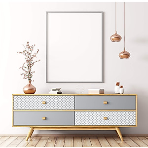 Magic Cover Self-Adhesive Vinyl Shelf and Drawer Liner, 18" x 16', Talisman Glacier Gray