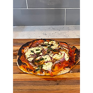 Gunner Ridge - Oven/Grill Pizza Steel - Pre-Seasoned Carbon Steel Oven & Grill Cookware, 10" x 13.5" x 1/4", Made in USA