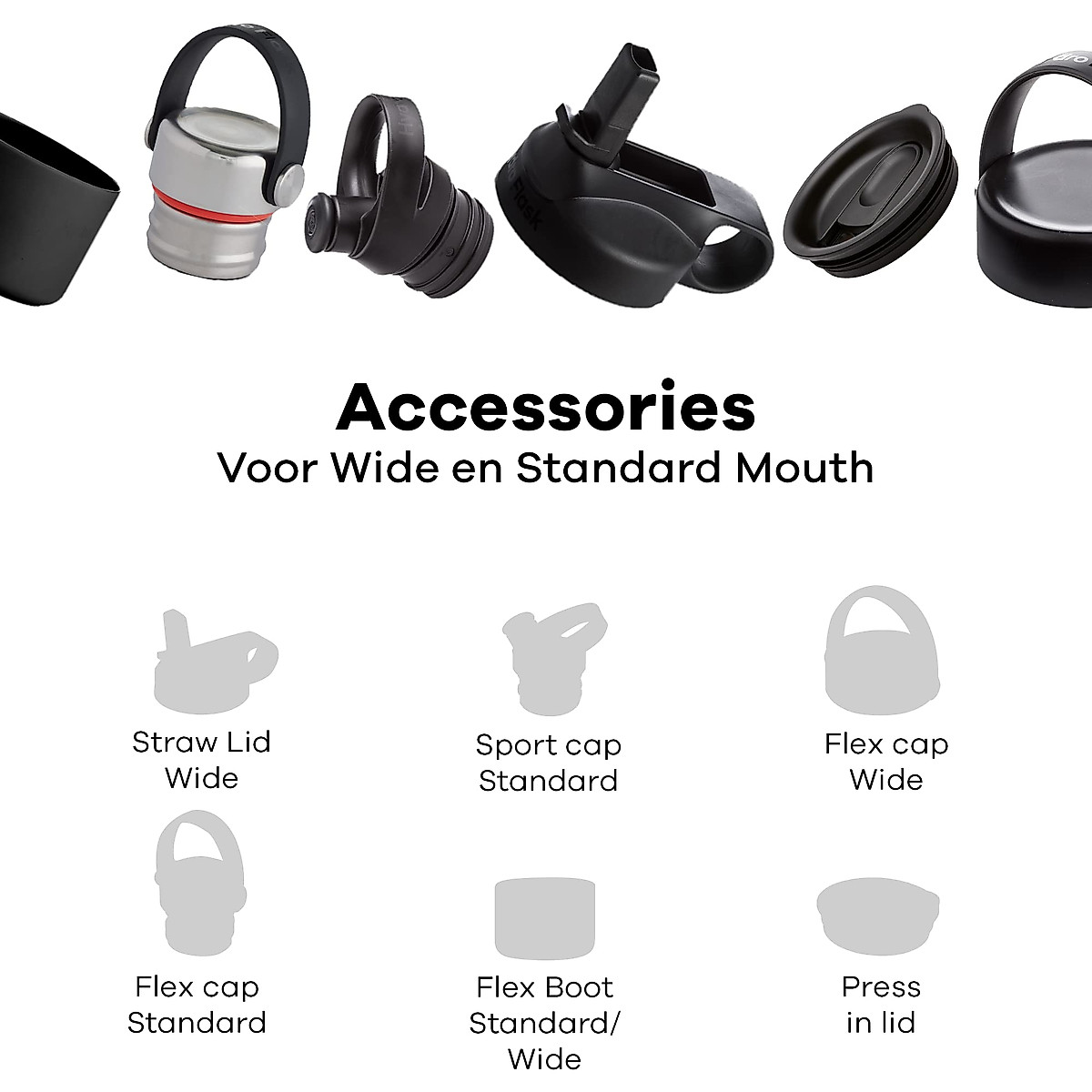 Hydro Flask Small Flex Boot for 12-24 oz. Wide & Standard Mouth Bottles