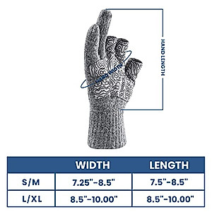 Palmyth Wool Fishing Gloves 3-Cut Fingers Warm for Men and Women Cold Weather Fingerless Gloves for Winter Fly Fishing, Ice Fishing, Photography and Hunting (Gray, L/XL)