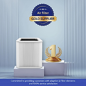 XBGG 2 Pack Blue Pure 211 Filter Compatible with Blue Pure 211 Replacement Filter, H13 True HEPA for Blue Air Filter Replacement 211 with Activated Carbon Filter