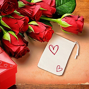 50 Pieces Muslin Bags Cotton Drawstring Bags Sachet Bag for Home Supplies (4 by 6 Inches)