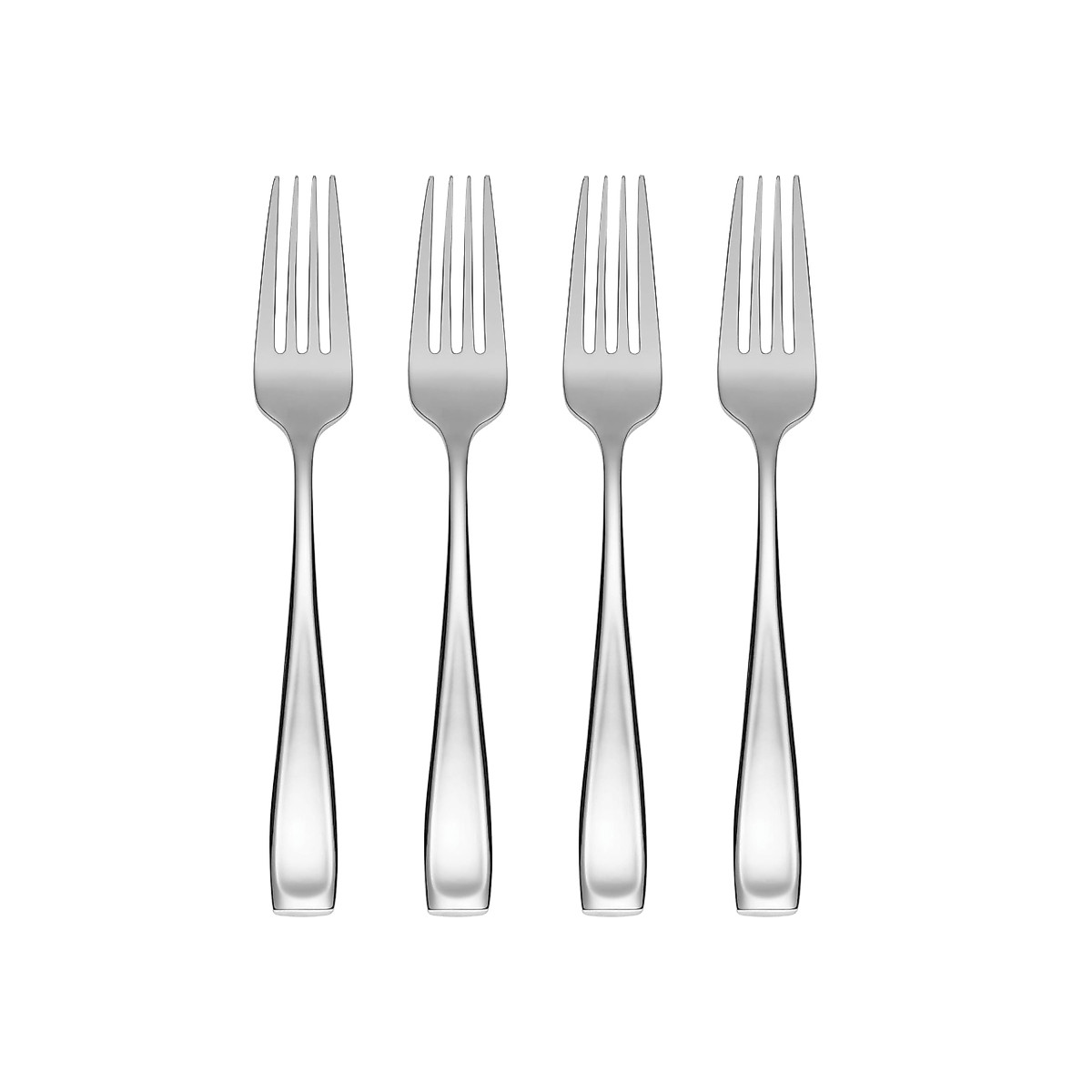 Oneida Moda Salad Forks, Stainless Set of 4