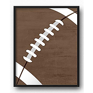 Brooke & Vine Sports Boys Room Nursery Wall Decor Art Prints Set (UNFRAMED 8x10 Card Stock) Basketball, Baseball, Soccer, Football, Kids Bathroom, Playroom, Classroom (Sports Balls)