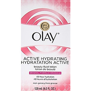 Olay Active Hydrating Beauty Fluid Lotion, 120 mL