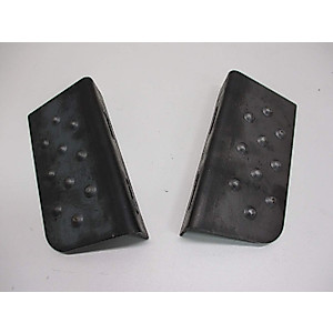 CTW Steel Pontoon Boat Trailer Foot Pad Step Footpad Steps L-R/Weld or Bolt On