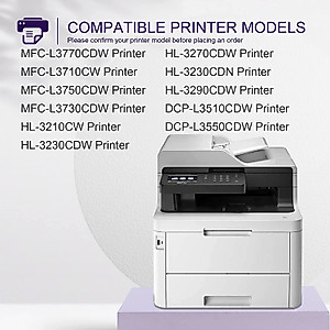 TN-227BK/C/M/Y TN227BK/C/M/Y High Yield Cartridge: UOTYUE 5Pack Compatible TN-227BK CMY High Yield Toner Cartridge Replacement for HL-3290CDW 3210CW 3230CDN MFC-L3770CDW L3710CW Printer,(2BK/1C/1M/1Y)