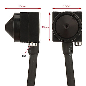 Vanxse® CCTV Hd Mini Spy Pinhole Security Camera 1000tvl Hidden Mini CCTV Surveillance Camera Indoor/Outdoor (VS-TN007)