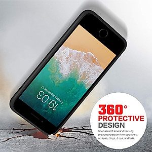 Battery Case for iPhone 8plus/7plus/6 Plus/6s Plus, Upgraded [8500mAh] Protective Portable Charging Case Rechargeable Extended Battery Pack for Apple iPhone 8plus/7plus/6 Plus/6s Plus(5.5') - Black