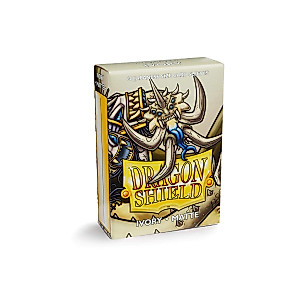 Dragon Shield Bundle: 2 Packs of 60 Count Japanese Size Mini Matte Card Sleeves - Matte Ivory