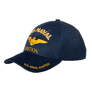 Officially Licensed United States Navy US Naval Aviation Embroidered Adjustable Baseball Cap