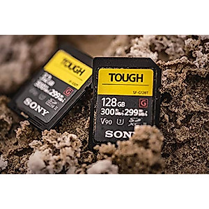 Sony SF-G32T/T1 Tough High Performance SDHC UHS-II Class 10 U3 Flash Memory Card with Blazing Fast Read Speed up to 300MB/s, 32GB Black