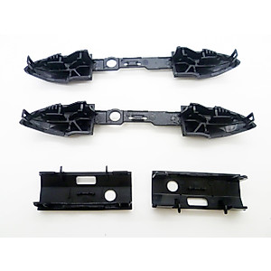 Lb Rb Bumper Button Home Guide Surround Replacement Compatible with Xbox Series X Controller Black (2pcs)