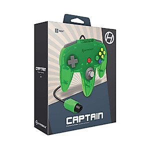 Hyperkin "Captain" Premium Controller for N64 (Lime Green) - Nintendo 64