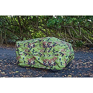 XYZCTEM Waterproof ATV Cover, Heavy Duty Meterial Protects 4 Wheeler from Snow Rain or Sun, Large Size Universal Fits up to 82 Inch Most Quads, Elastic Bottom Trailerable at High Speeds (Camo)