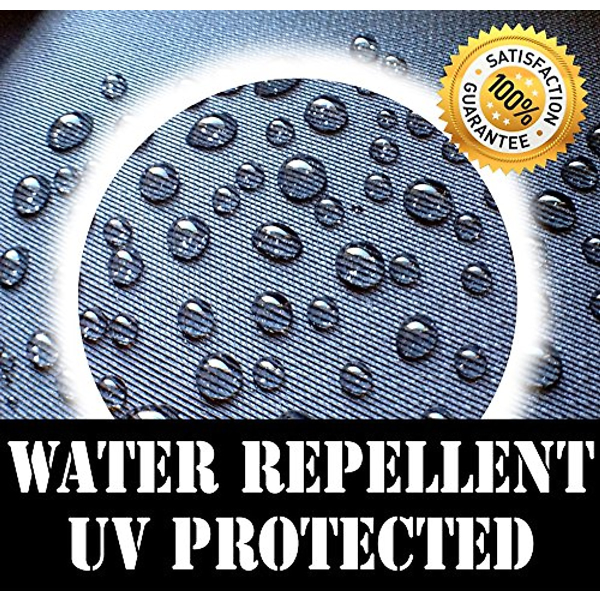 Lawn Mower Cover - Waterproof, Premium Heavy Duty - Manufacturer Guaranteed - Weather and UV Protected Covering for Push Mowers - Secure Draw String and Large Size for Universal Fit